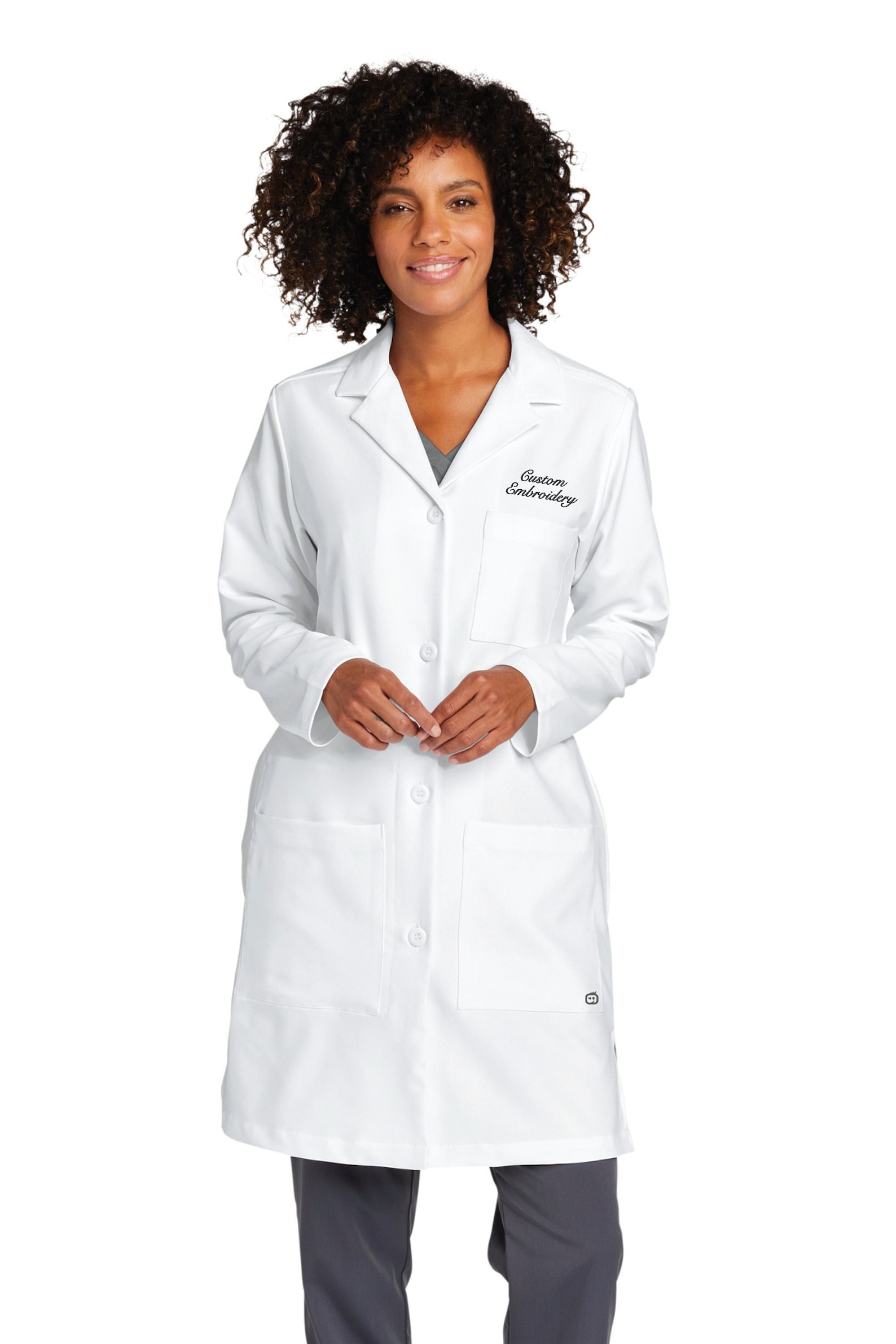 Women's Lab Coat Embroidered Medical Hospital Doctor Nurse - Etsy