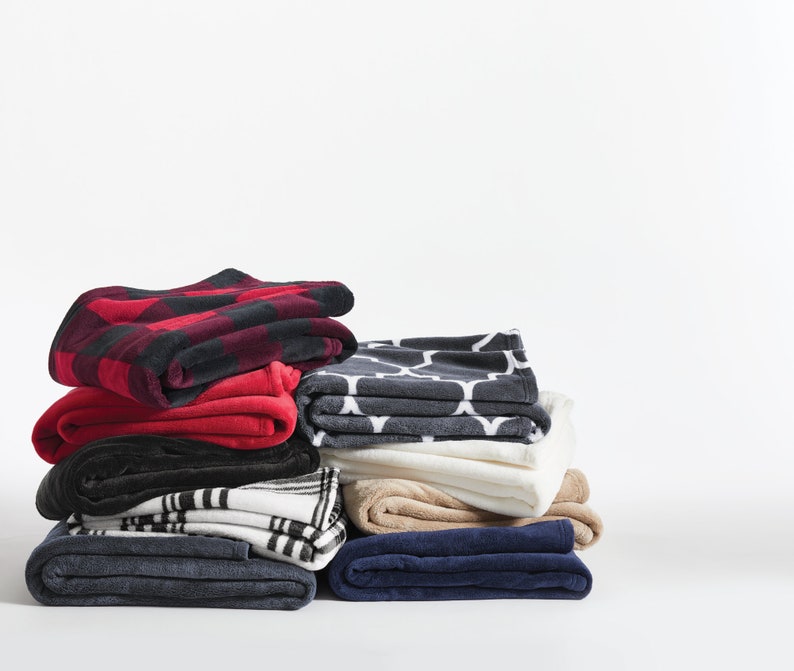 Custom Embroidered Blanket Monogrammed Throw Personalized Blankets ...