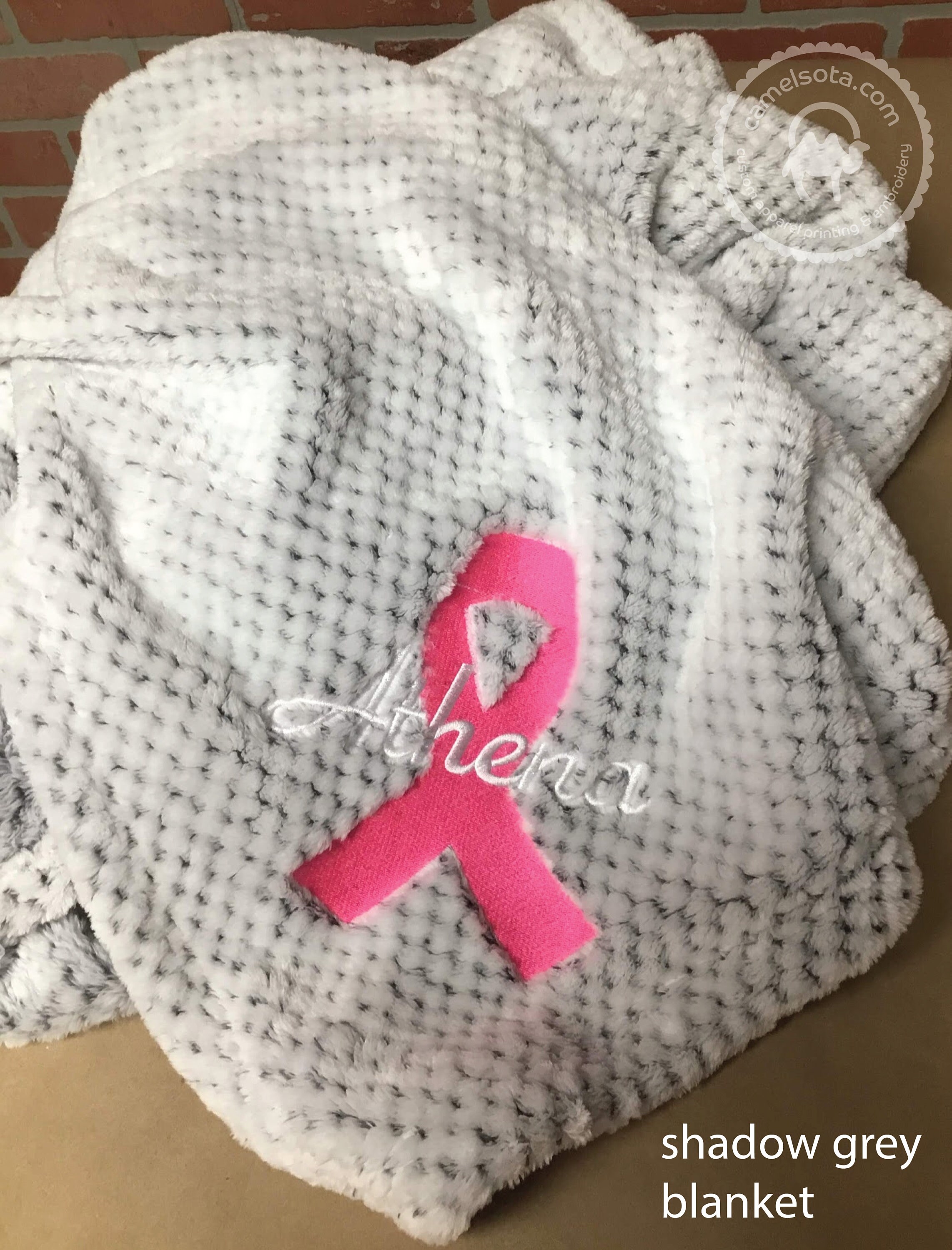 Embroidered Breast Cancer Blanket Personalized Cancer - Etsy