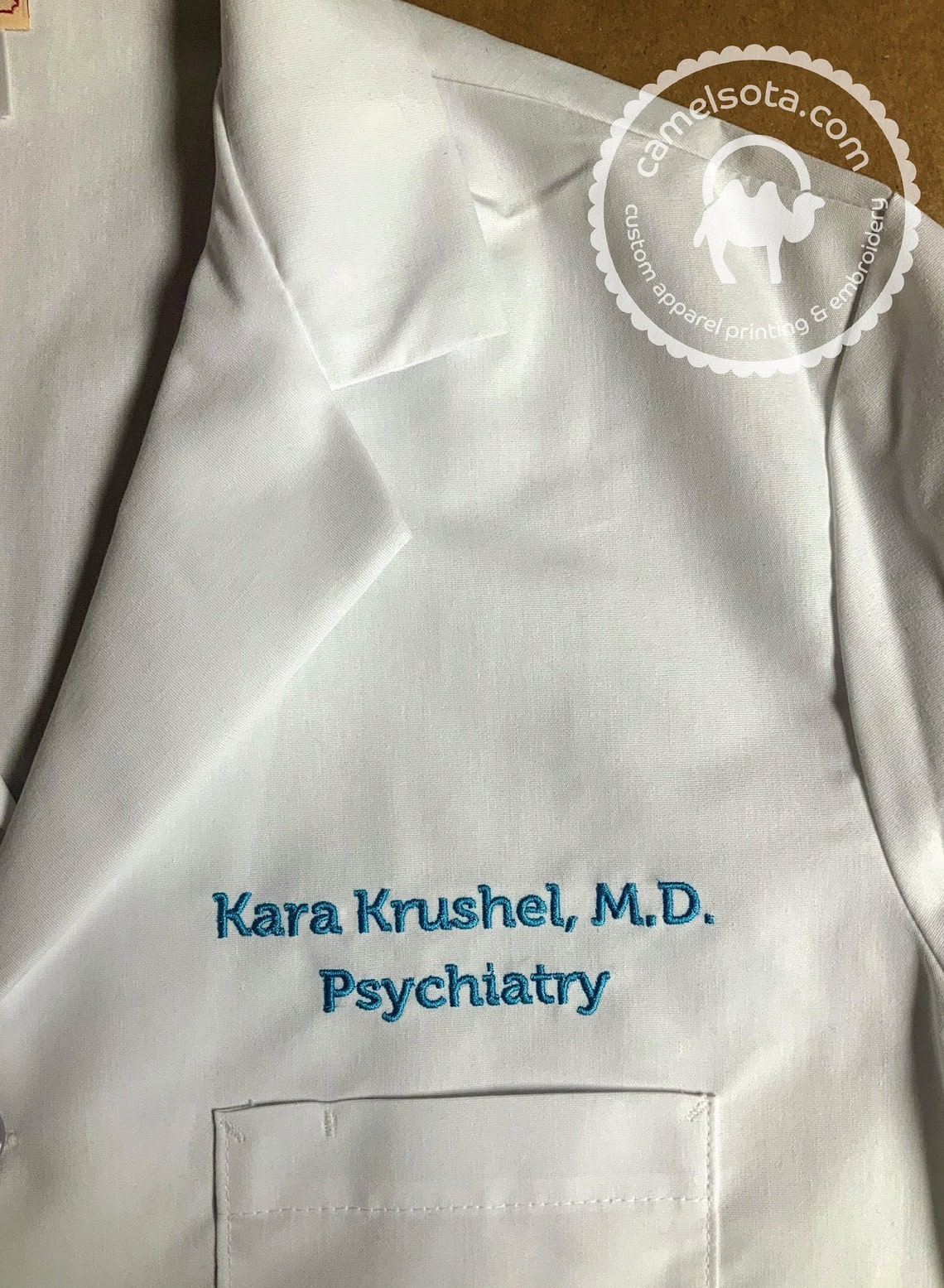 Women's Lab Coat Embroidered Medical Hospital Doctor Nurse - Etsy