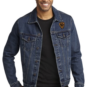 Custom Embroidered Denim Jacket Men's and Ladies Personalized ...