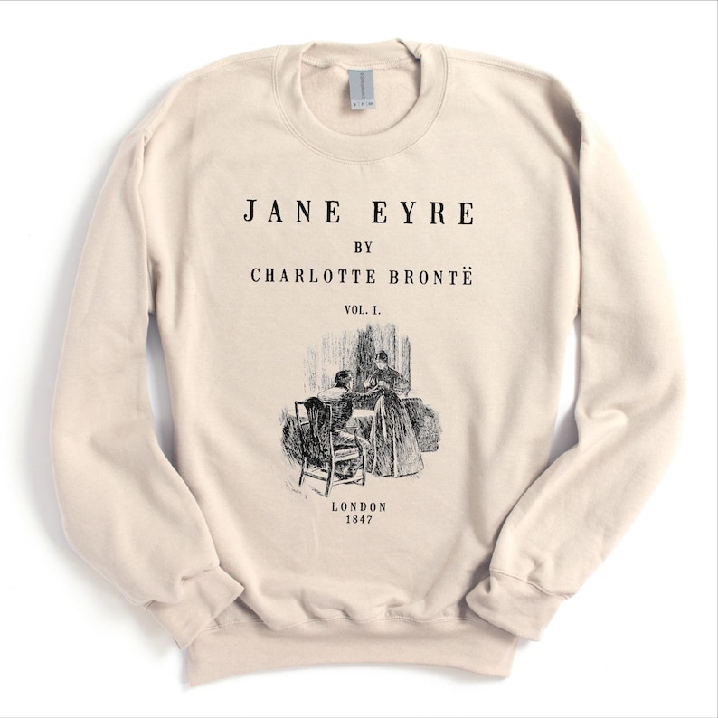 Jane Eyre Sweatshirt, Charlotte Bronte Sweatshirt, Jane Eyre Gift ...