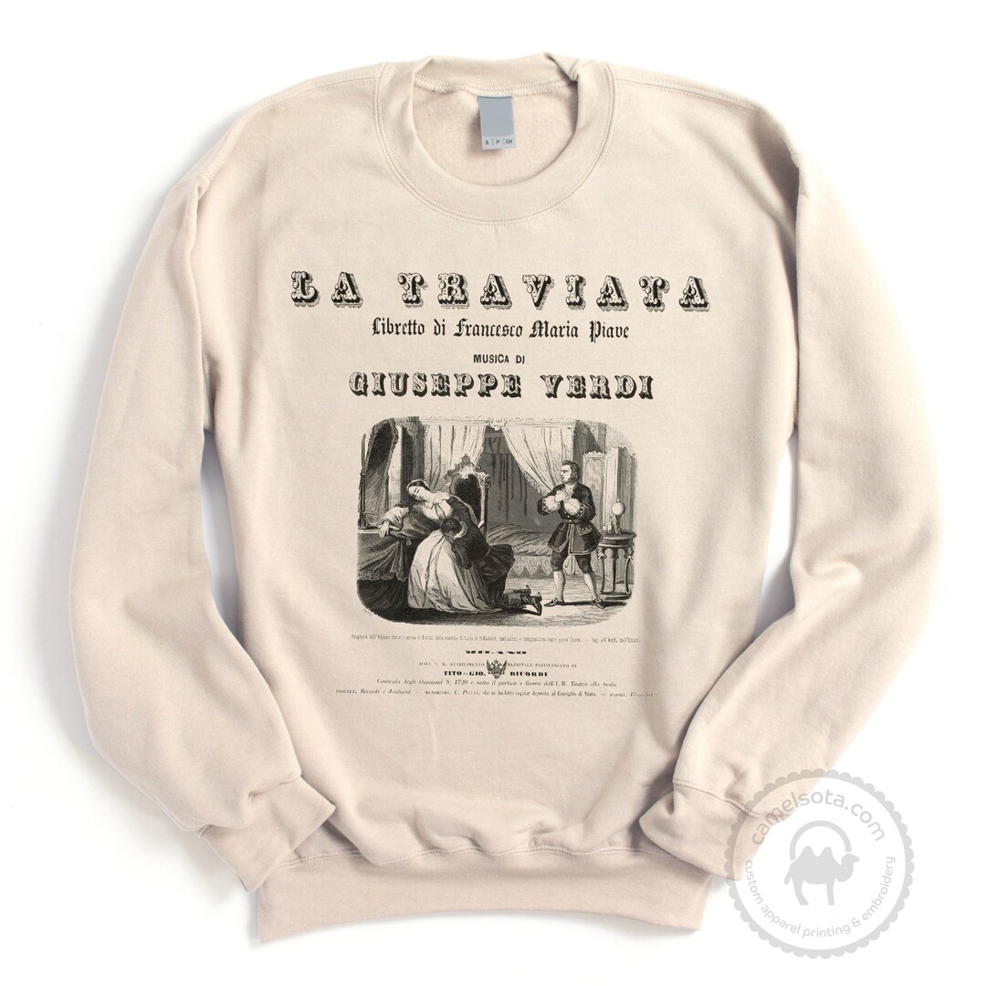 La Traviata Sweatshirt or Shirt, Italian Opera Gift Giuseppe Verdi Gift ...