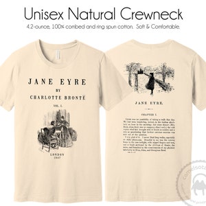 Jane Eyre Shirt, Charlotte Bronte Shirt, Jane Eyre T-shirt, Jane Eyre ...