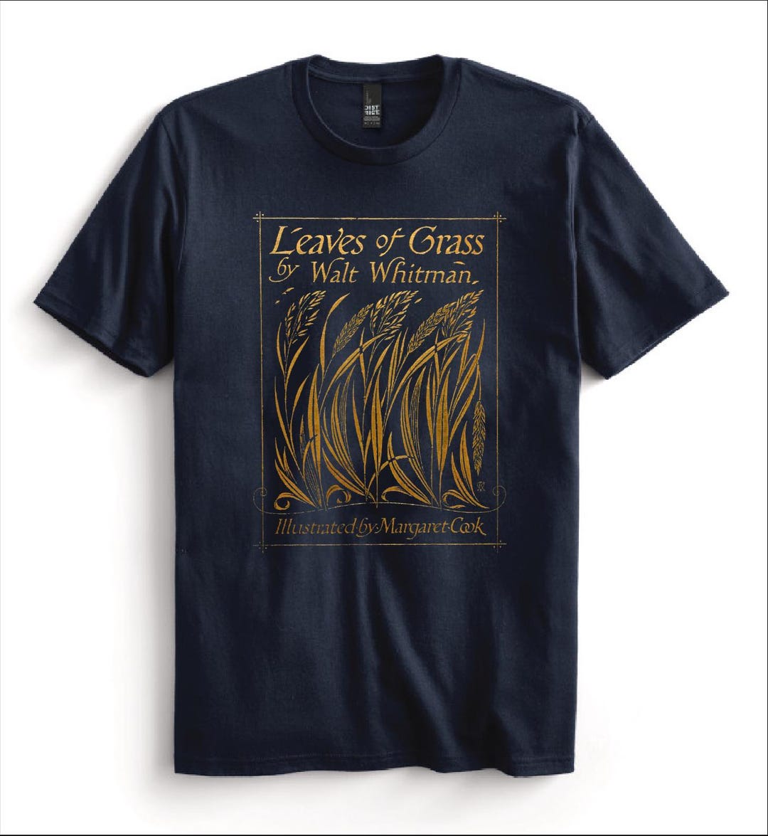Leaves of Grass by Walt Whitman Shirt, Walt Whitman Gift, 1913 Leaves ...