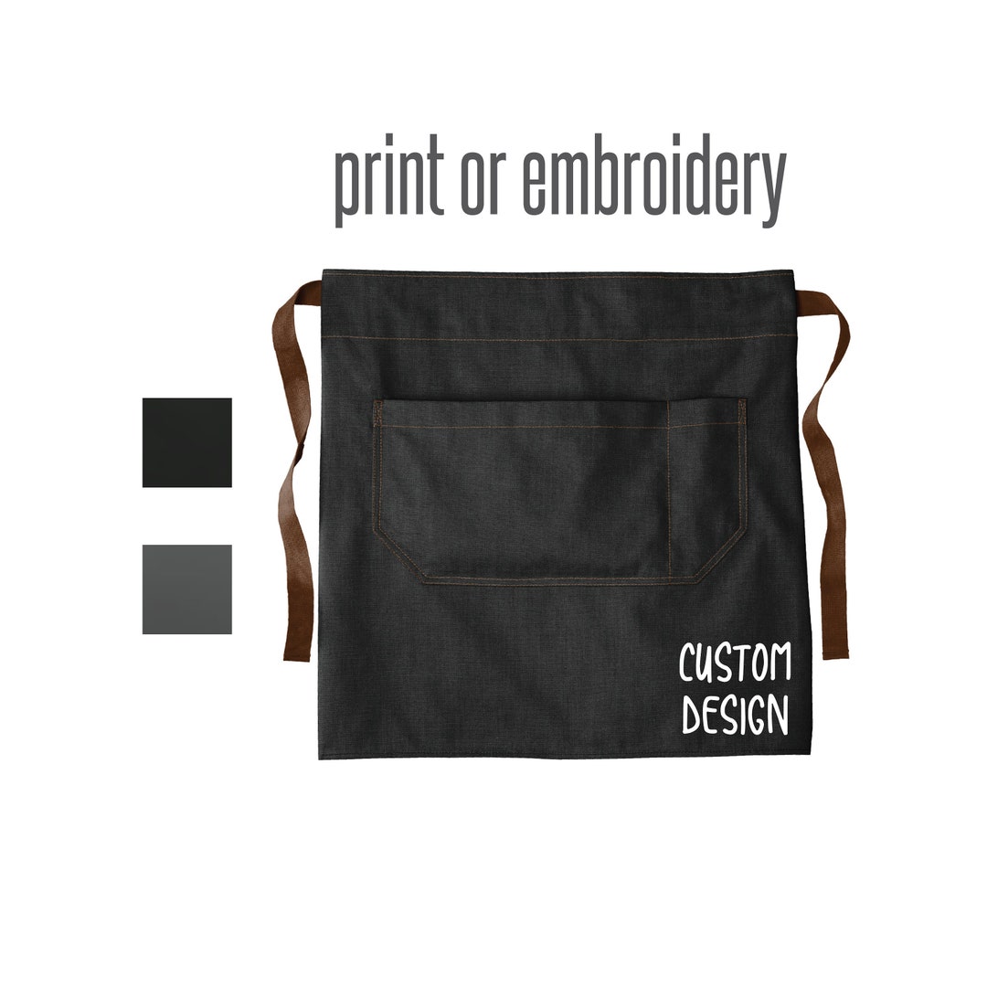 Personalized Half Apron With Print or Embroidery, Port Authority Market ...