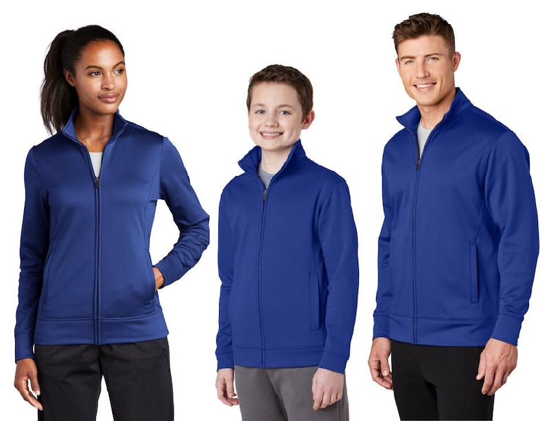 Custom Embroidered Sport-tek Sport-wick Full-zip Track Jacket ...