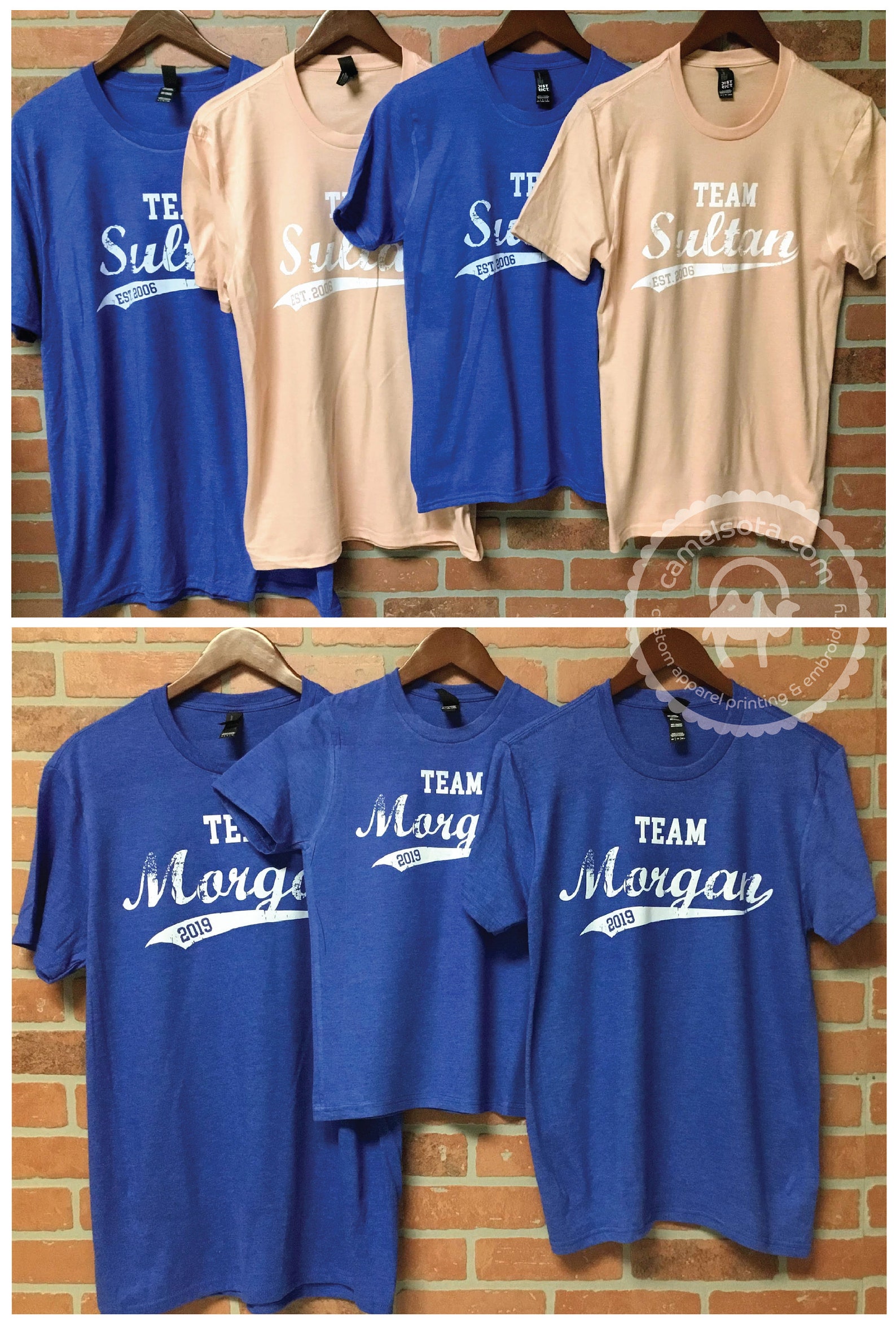 Family Jersey Style Shirts Family Team Shirts. Family Reunion - Etsy
