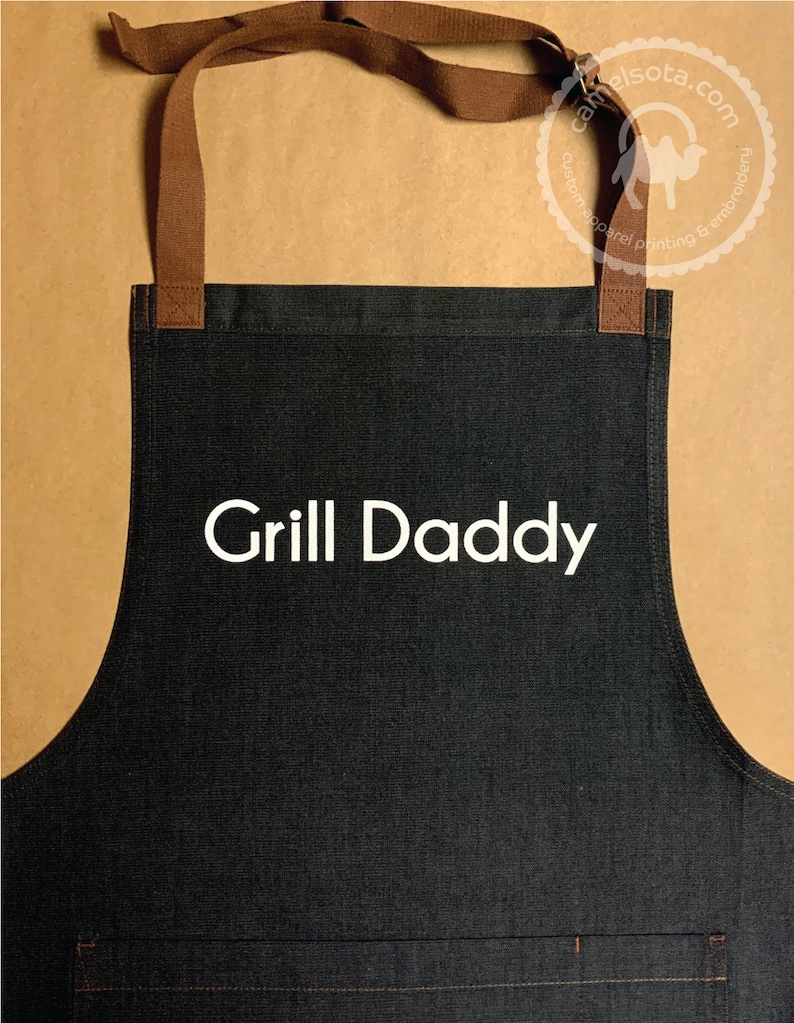 Custom Printed Apron Dad Gift Personalized Gifts for Chef - Etsy