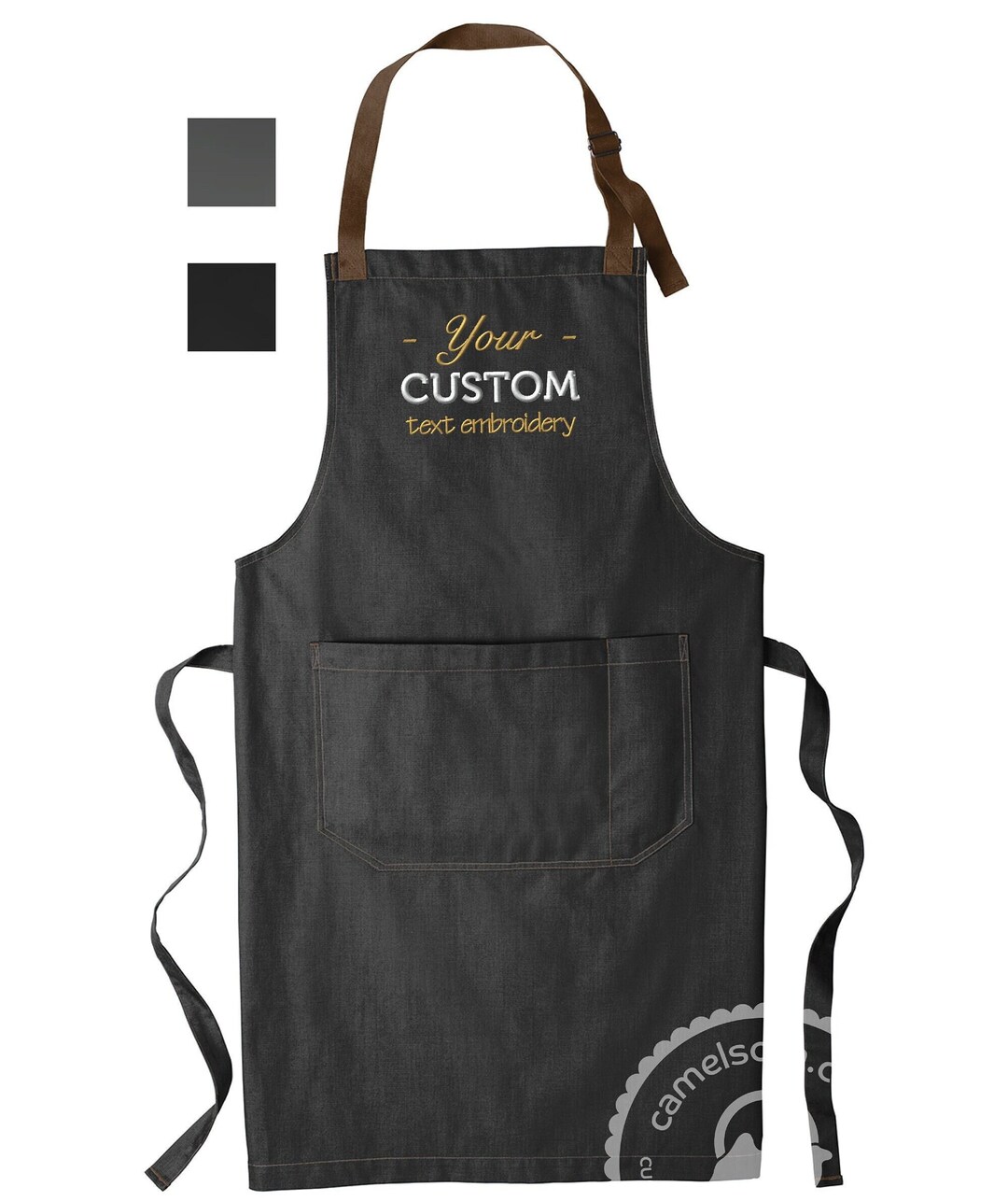 Custom Embroidered Apron, Personalized Apron Gift Port Authority Market ...
