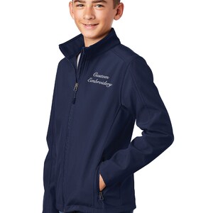 Custom Embroidered Soft Shell Full-zip Jacket Monogrammed - Etsy