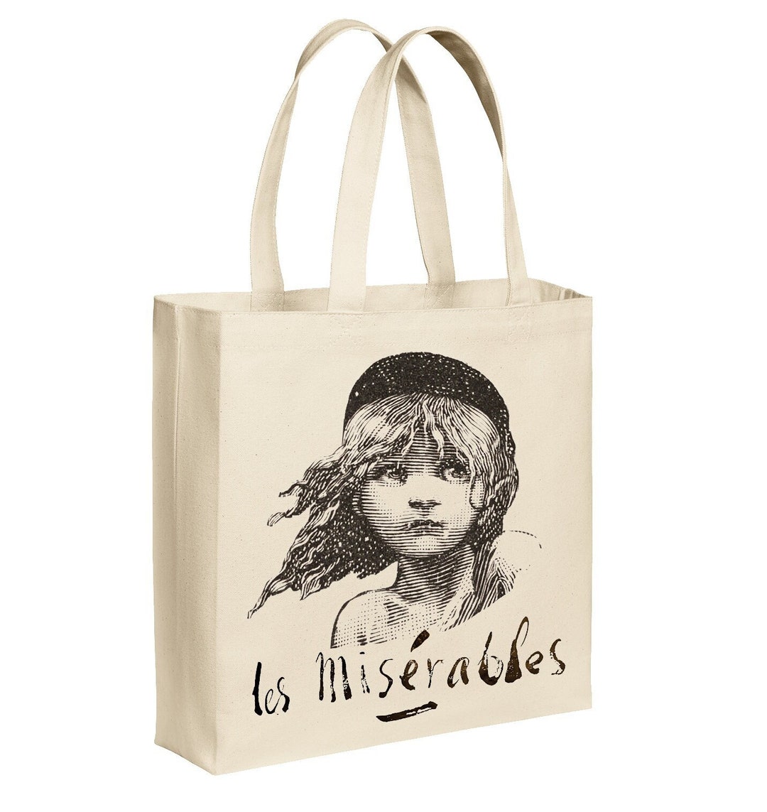 Les Miserables Tote Heavy Duty Canvas Tote Victor Hugo Literary Gift ...