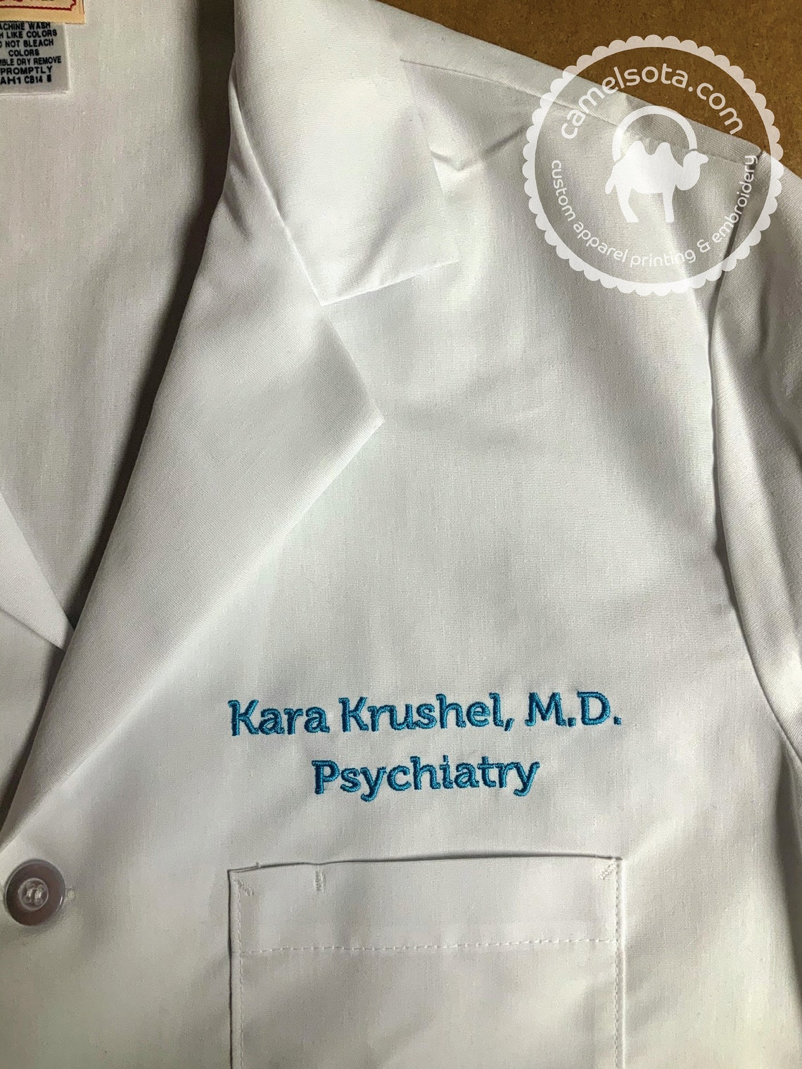 Custom Lab Coat Embroidered Medical Lab Coat Personalized | Etsy
