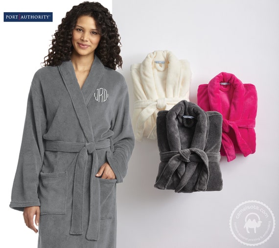 Monogrammed Robe Personalized Robe Custom Embroidered Robe | Etsy