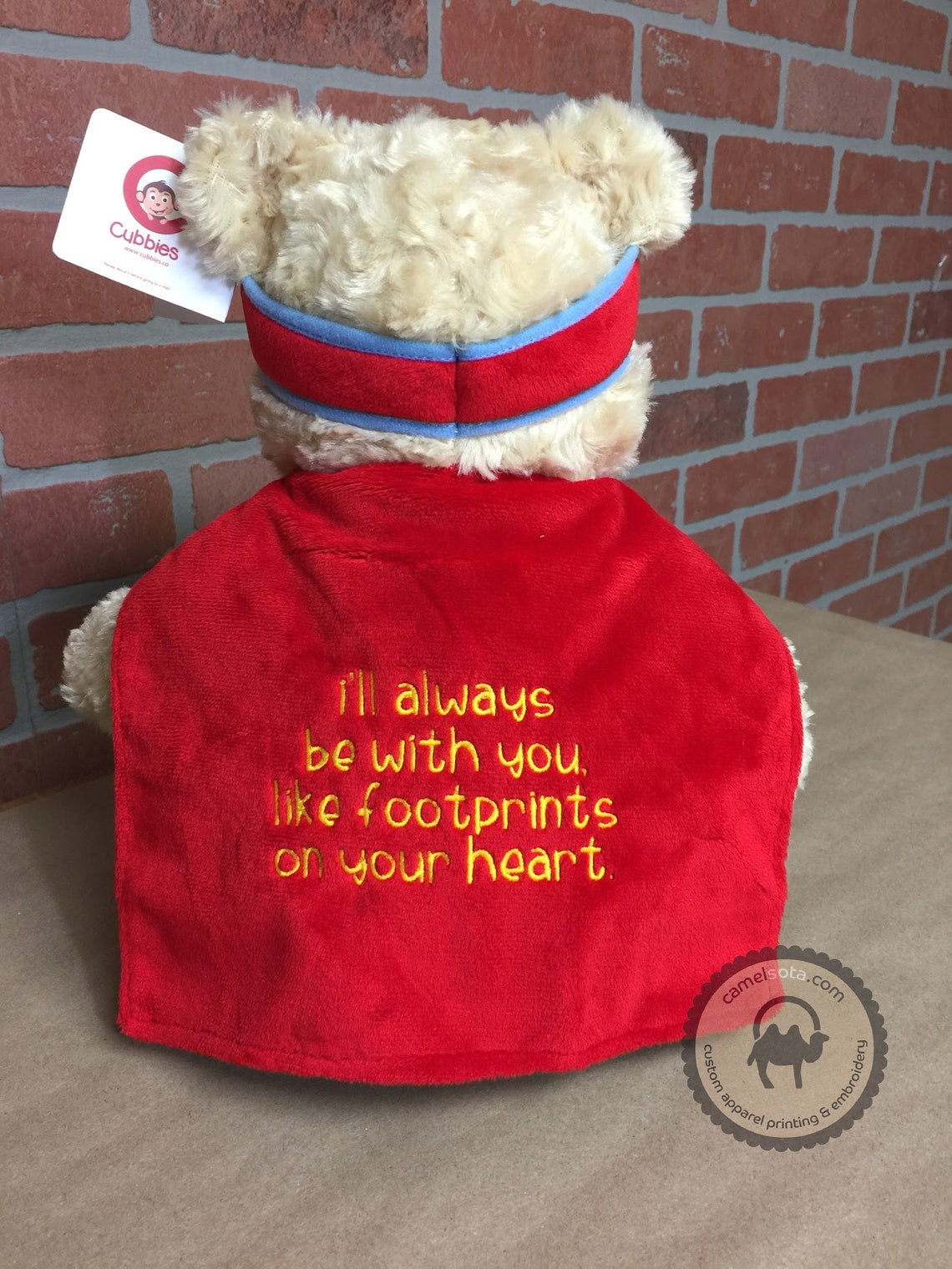Embroidered Stuffed Bear Custom Monogrammed Stuffed Bear - Etsy