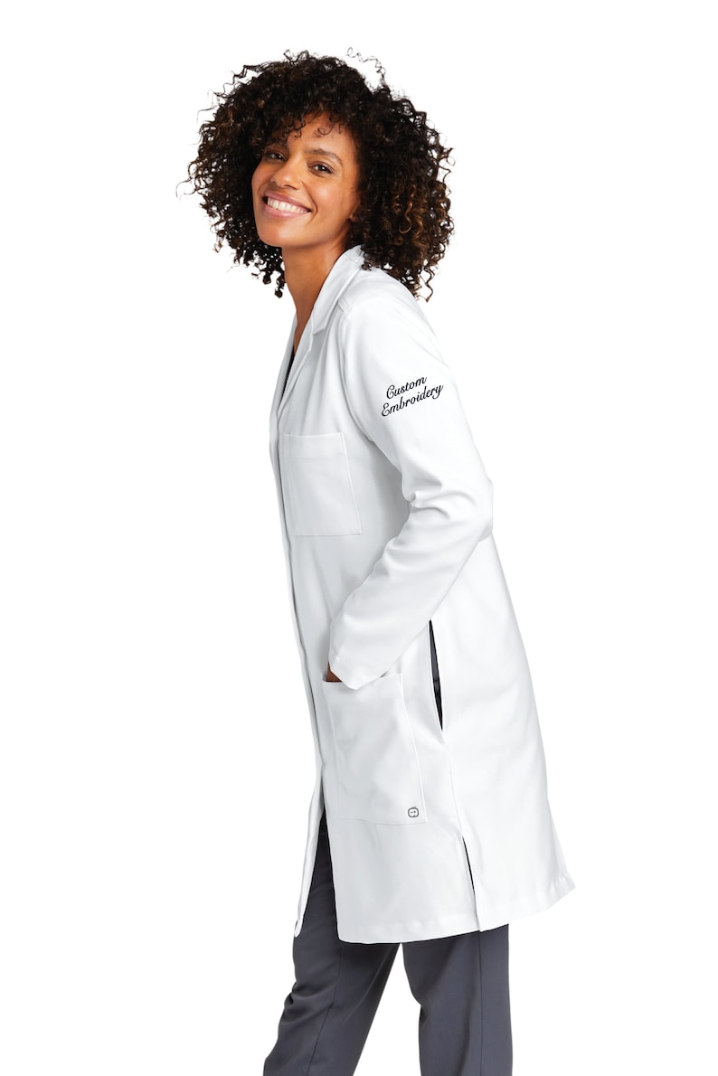 Women's Lab Coat Embroidered Medical Hospital Doctor Nurse - Etsy