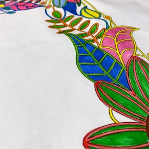 Color Your Own Personalized Pillowcase Zentangle Doodle Coloring Kids ...