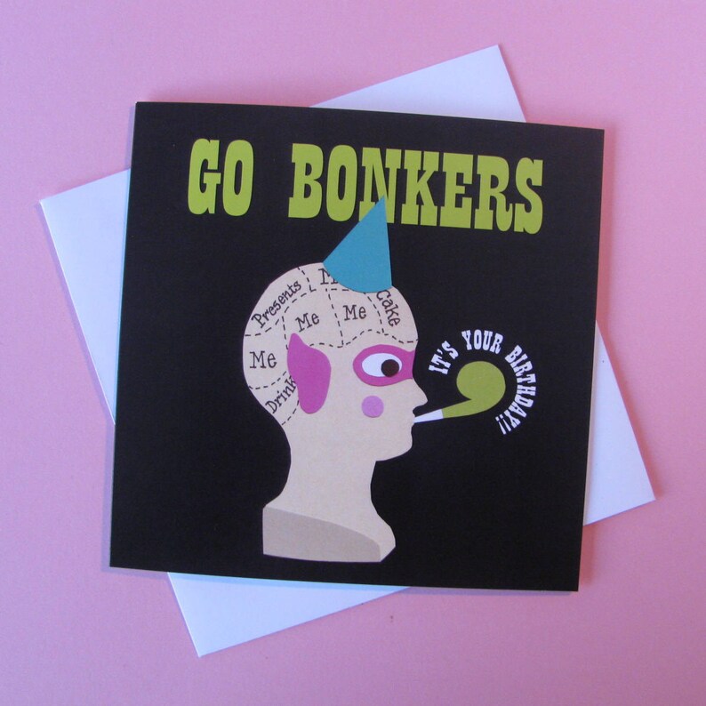 Bonkers Birthday Card - Etsy