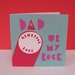 Dad UR My Rock Card - Etsy