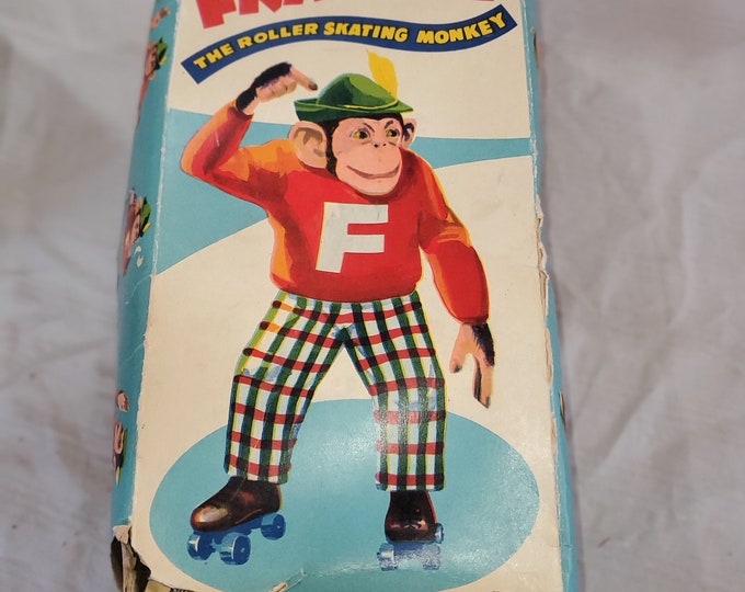 Frankie the Roller Skating Monkey - Etsy