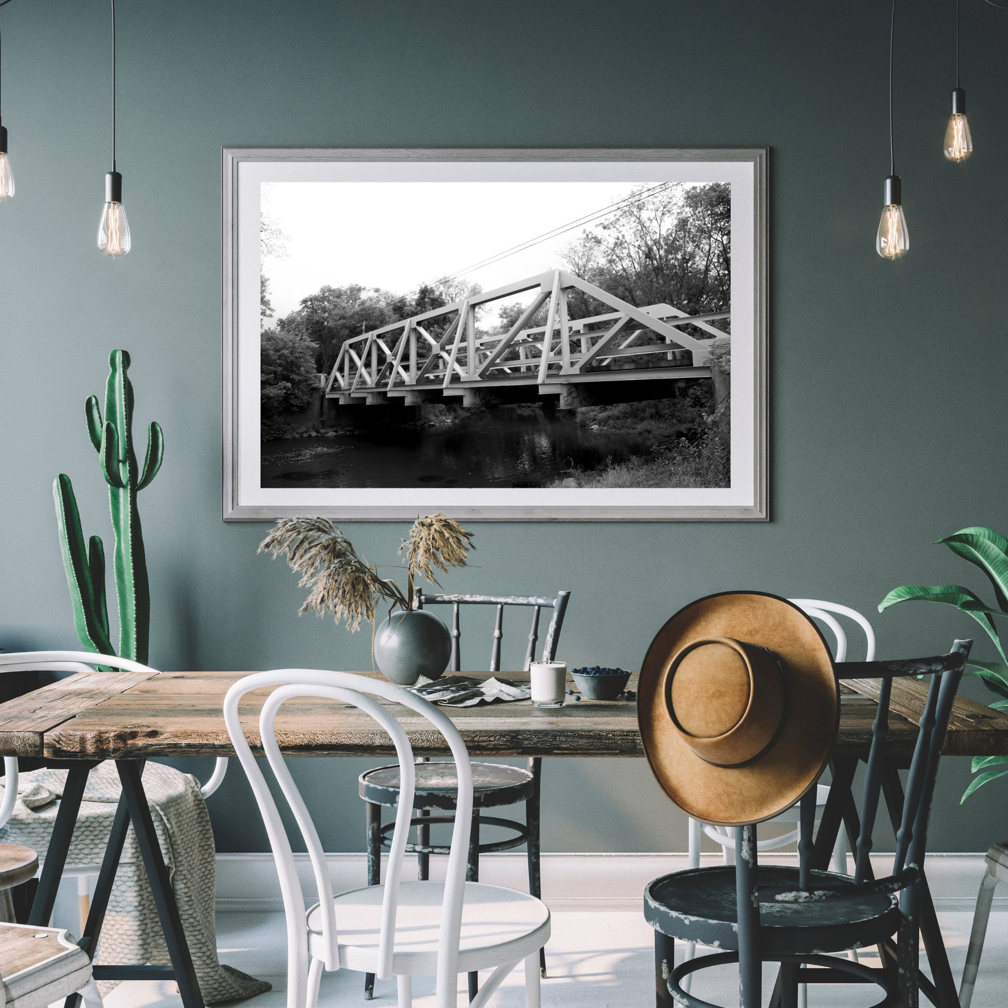 Iron Bridge Photography, Bridge Poster, Bridge Wall Art, Architecture ...