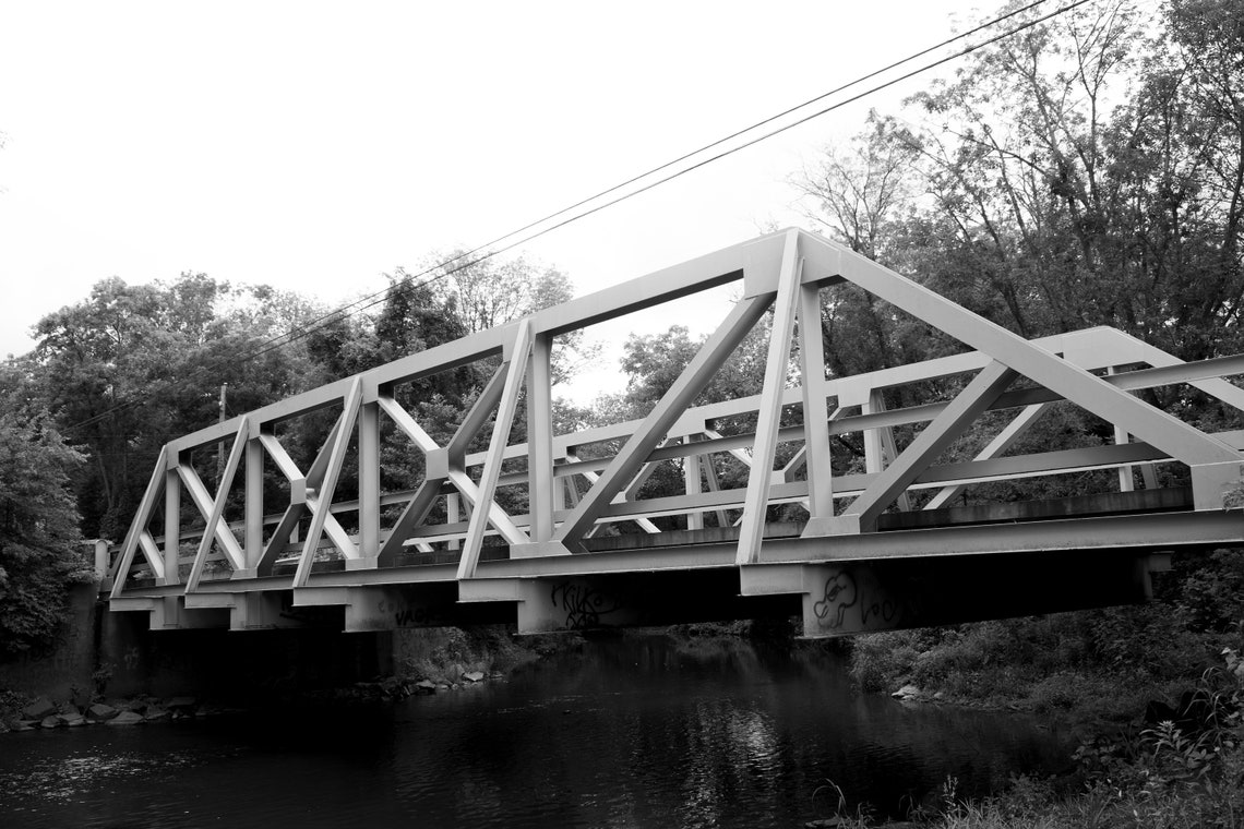 Iron Bridge Photography, Bridge Poster, Bridge Wall Art, Architecture ...