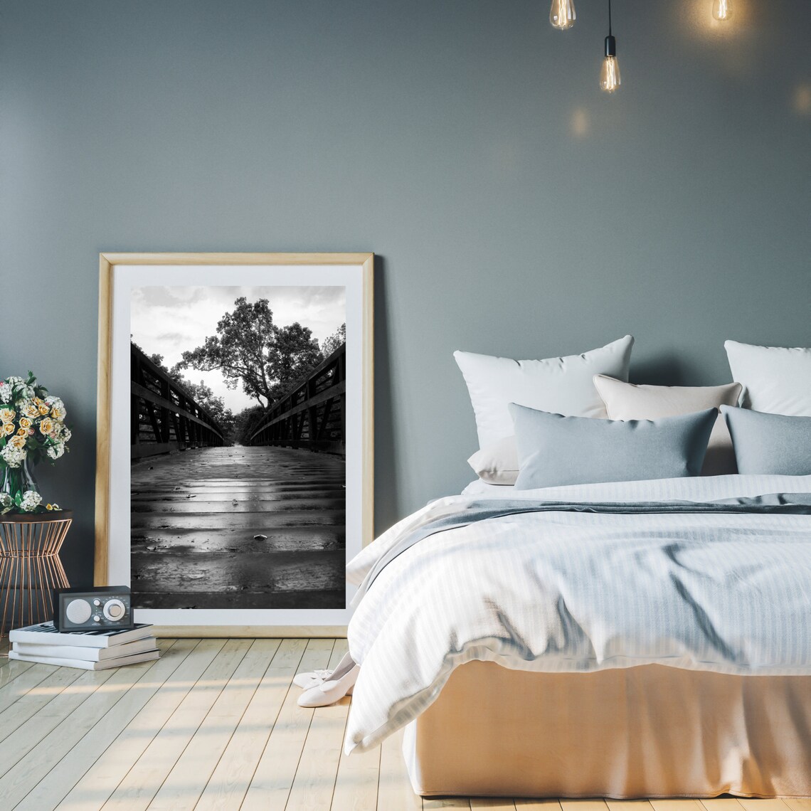 Over the Bridge Photograph Bridge Poster Bridge Wall Art - Etsy