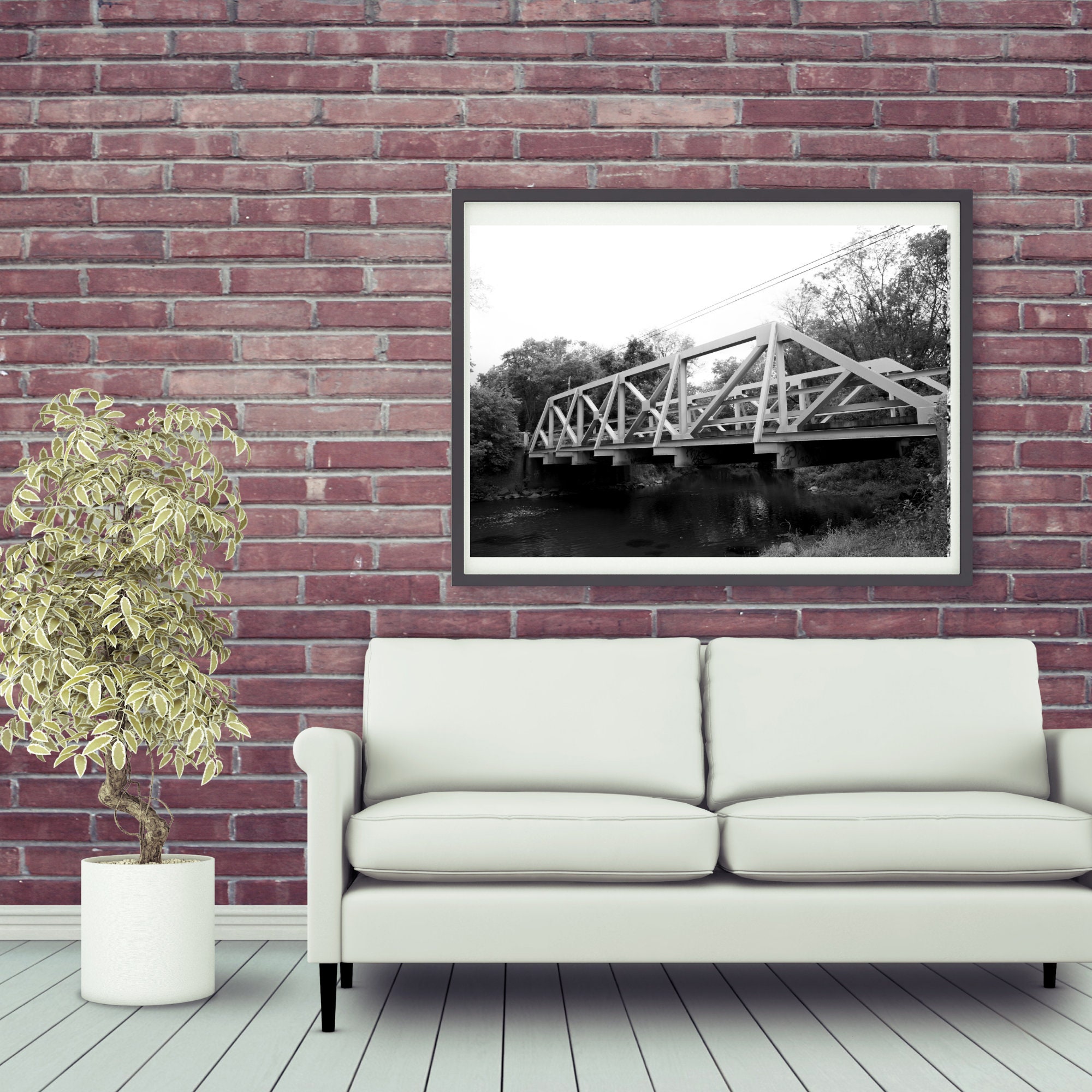 Iron Bridge Photography, Bridge Poster, Bridge Wall Art, Architecture ...