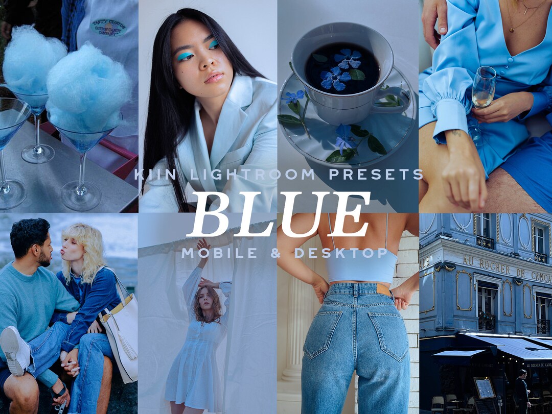 10 BLUE LIGHTROOM PRESETS Mobile Presets Blogger Presets Spring Presets ...