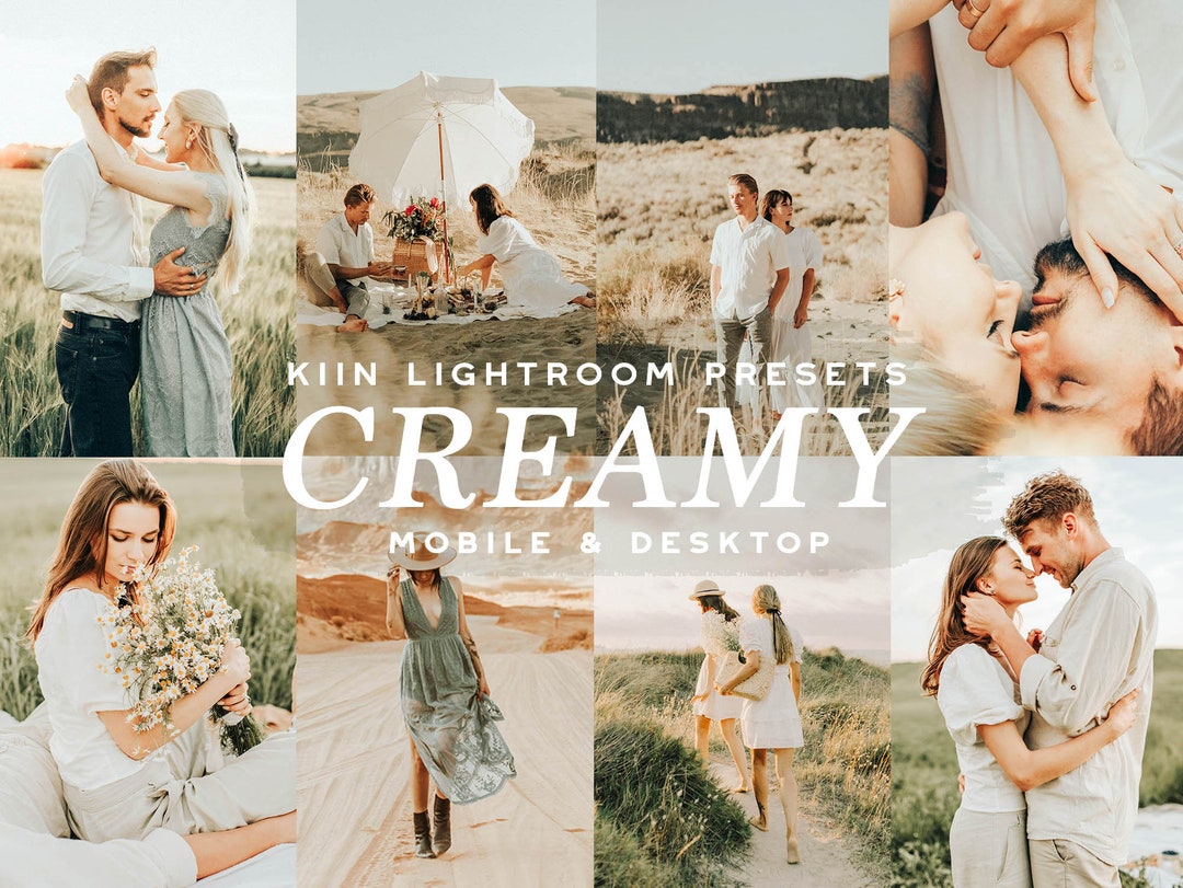 10 CREAMY LIGHTROOM PRESETS Mobile Preset Warm Light Presets Outdoor Couple Instagram Filter ...