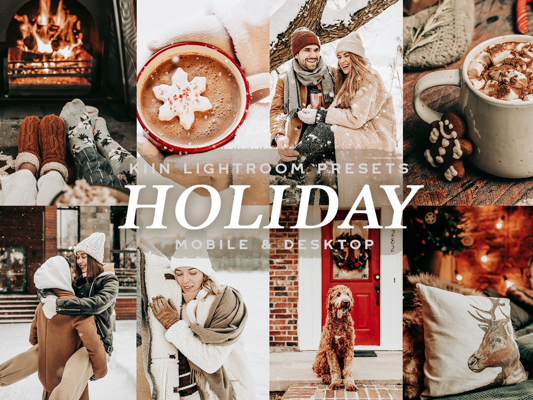10 HOLIDAY PRESETS LIGHTROOM Presets Mobile Preset Christmas Presets ...