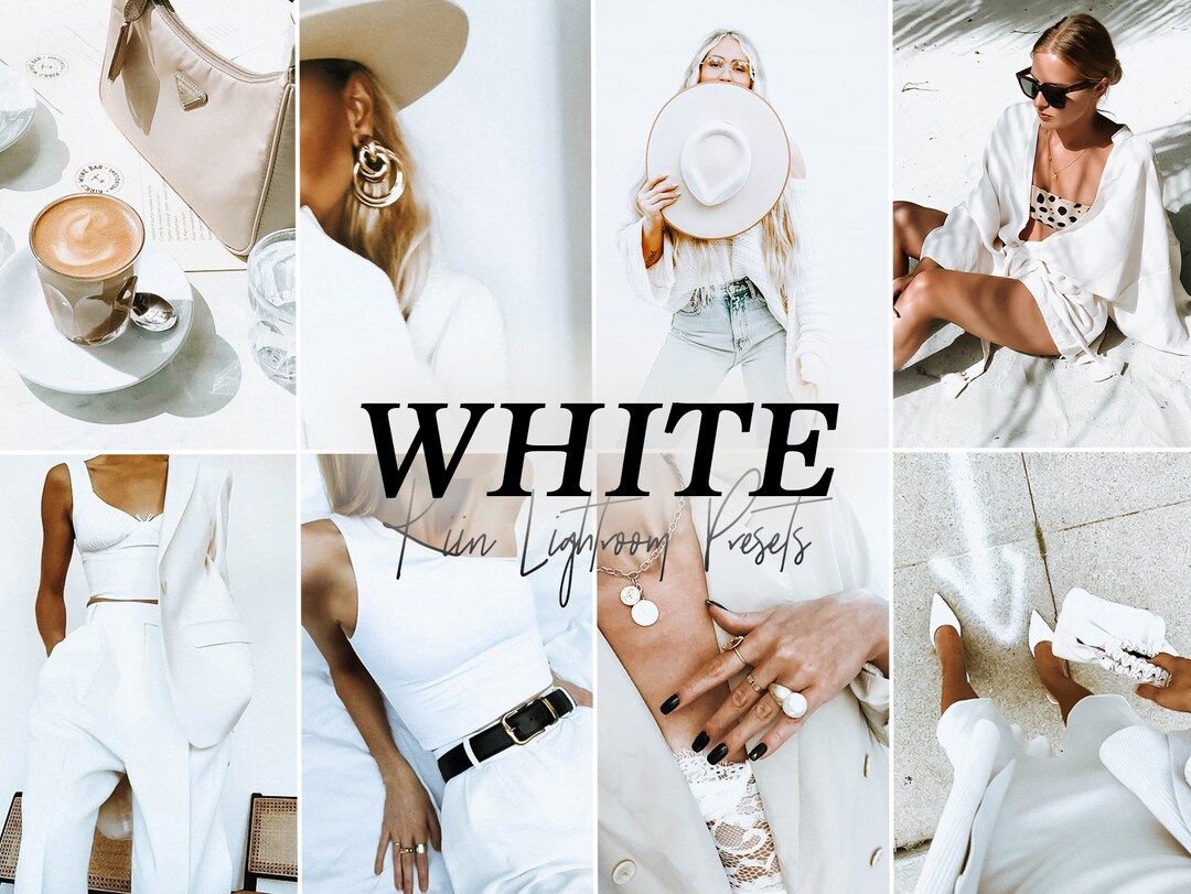 12 WHITE PRESETS LIGHTROOM Presets Mobile Preset Bright Whites Preset ...
