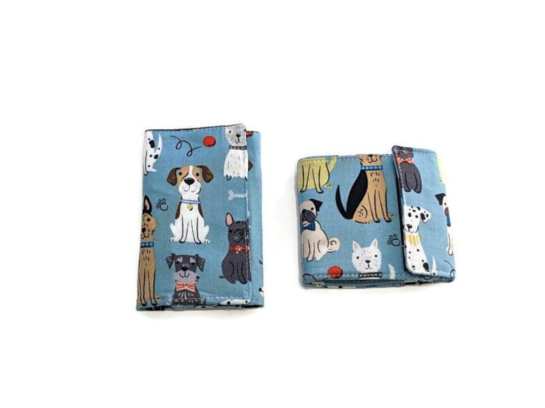 Dog Lover Wallet, Dog Mom Gift, Women Girl ID Wallet, Vegan Wallet ...