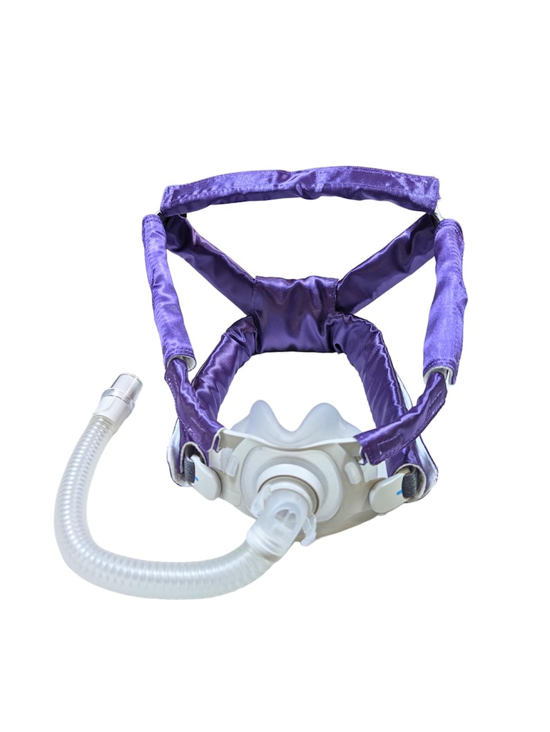 Satin CPAP Headgear Cover for Resmed Airfit F40, Handmade Hair Saver - Etsy