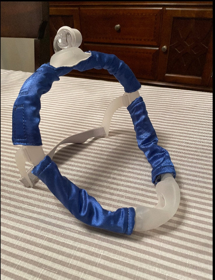 Mulberry Silk CPAP/BiPAP Neck Head Gear Cover Set, Dreamwear Full Face ...