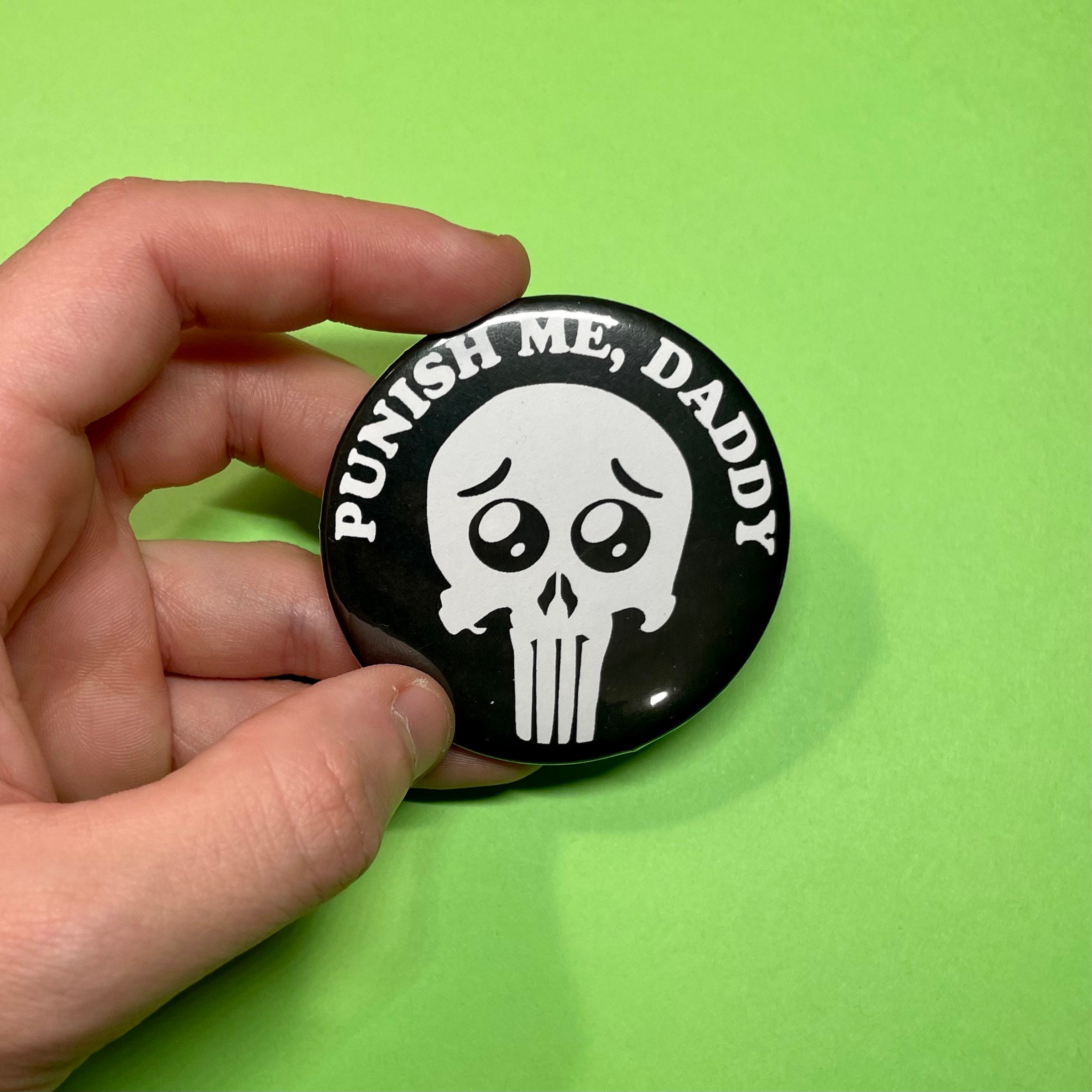 Punish Me Daddy Pin / Queer Art / Accessory / ACAB / Community / LGBTQ ...