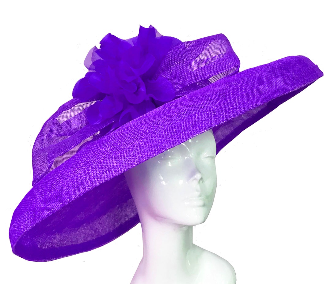 Passion & Prosecco in Purple - Hat Couture Wedding/races/mother of the ...