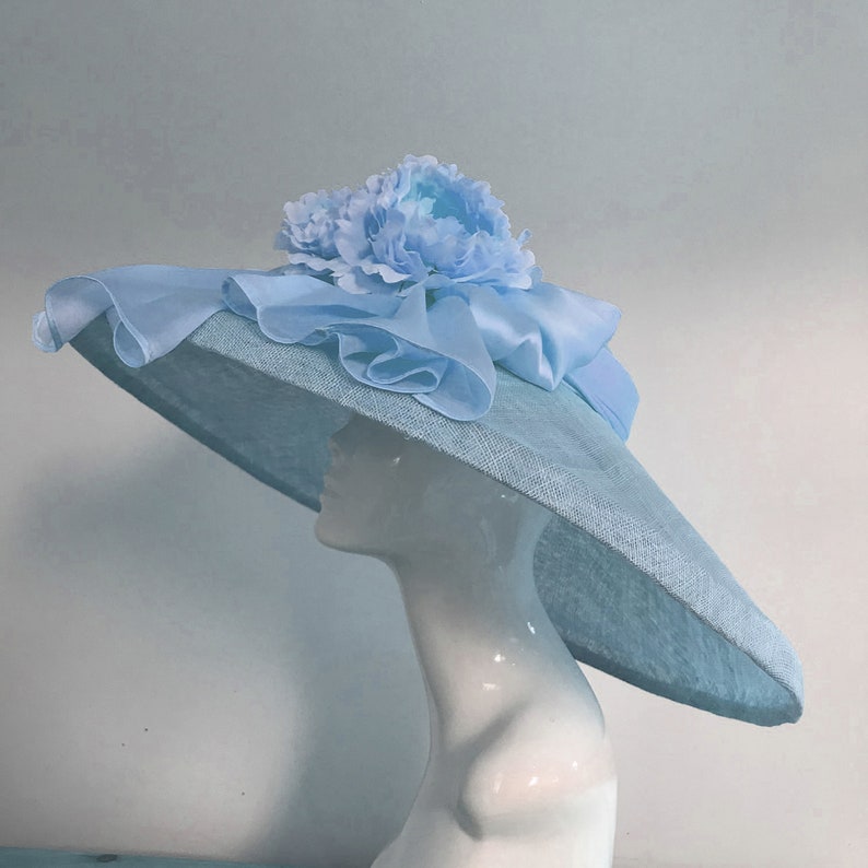 Blueberry Gelato - Hat Couture Wedding/races/mother of the Bride ...