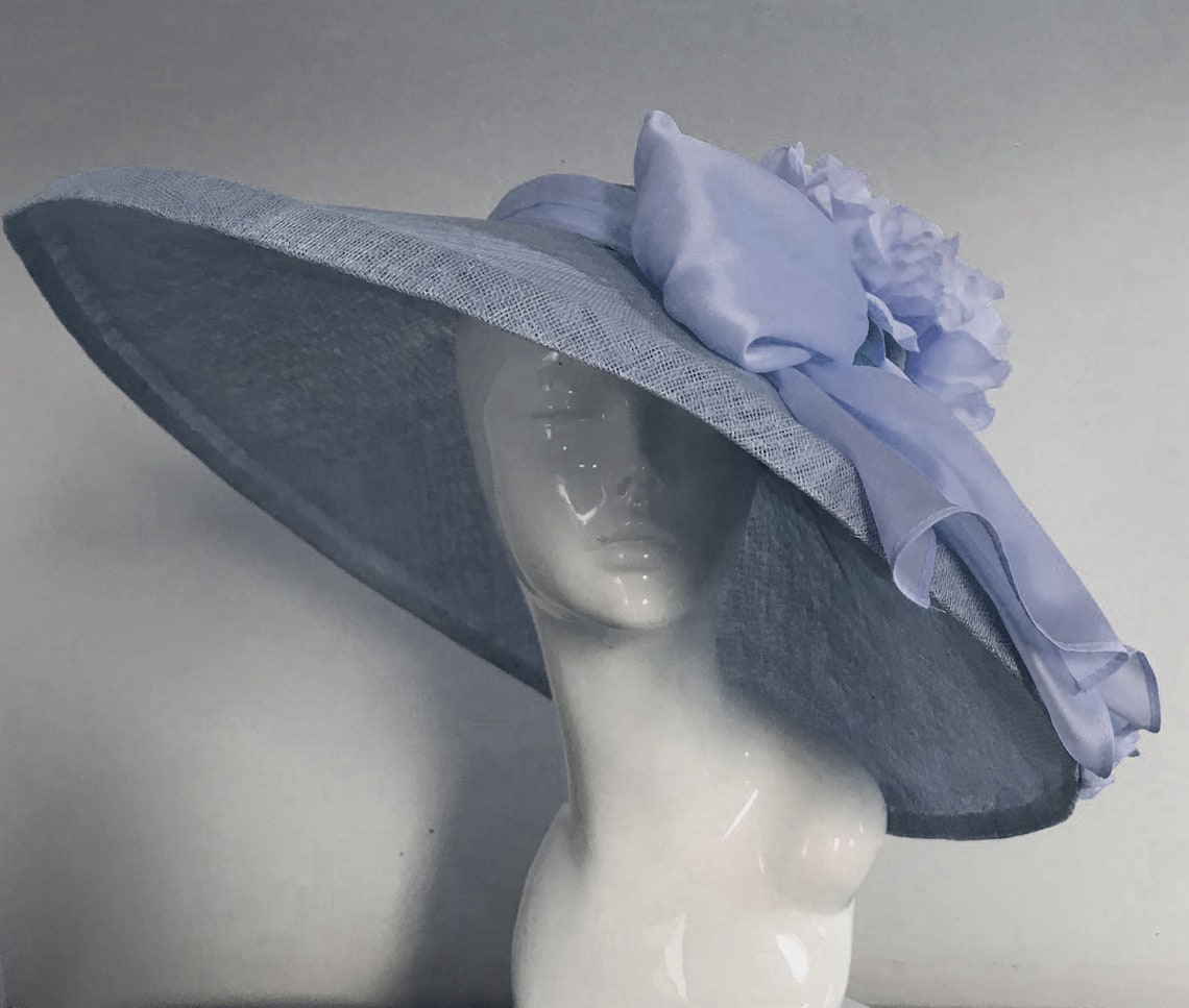 Blueberry Gelato - Hat Couture Wedding/races/mother of the Bride ...
