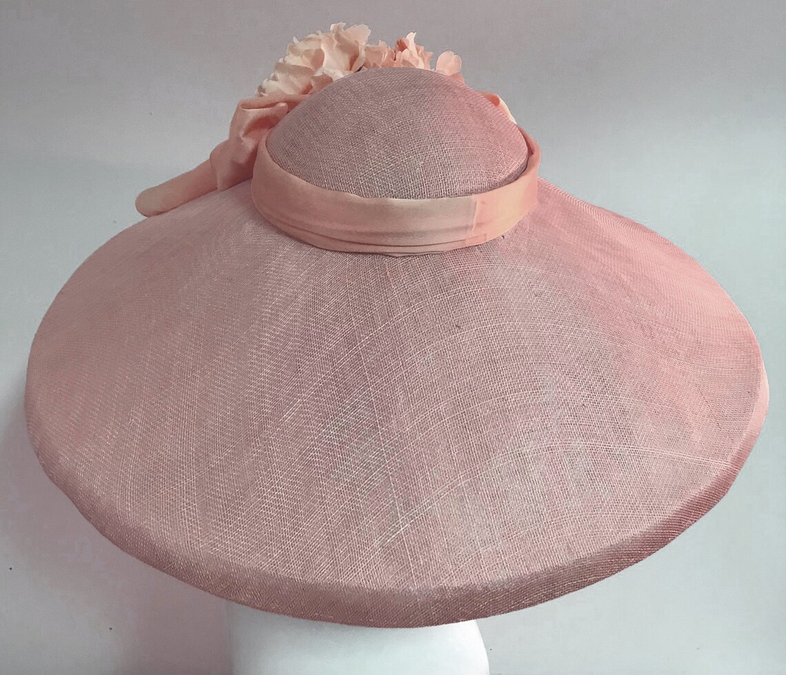 Strawberries & Cream Hat Couture Wedding/races/mother of the - Etsy