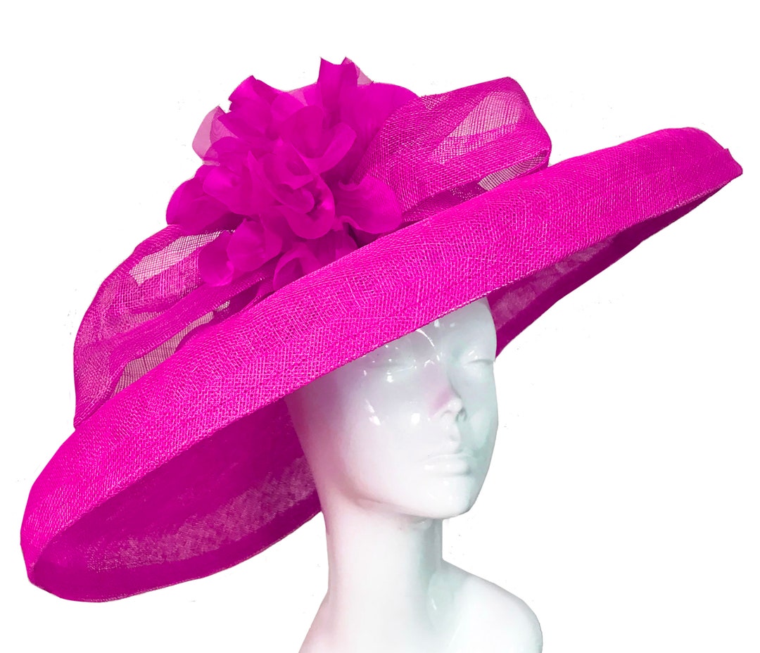 Passion & Prosecco in Fuschia - Hat Couture Wedding/races/mother of the ...