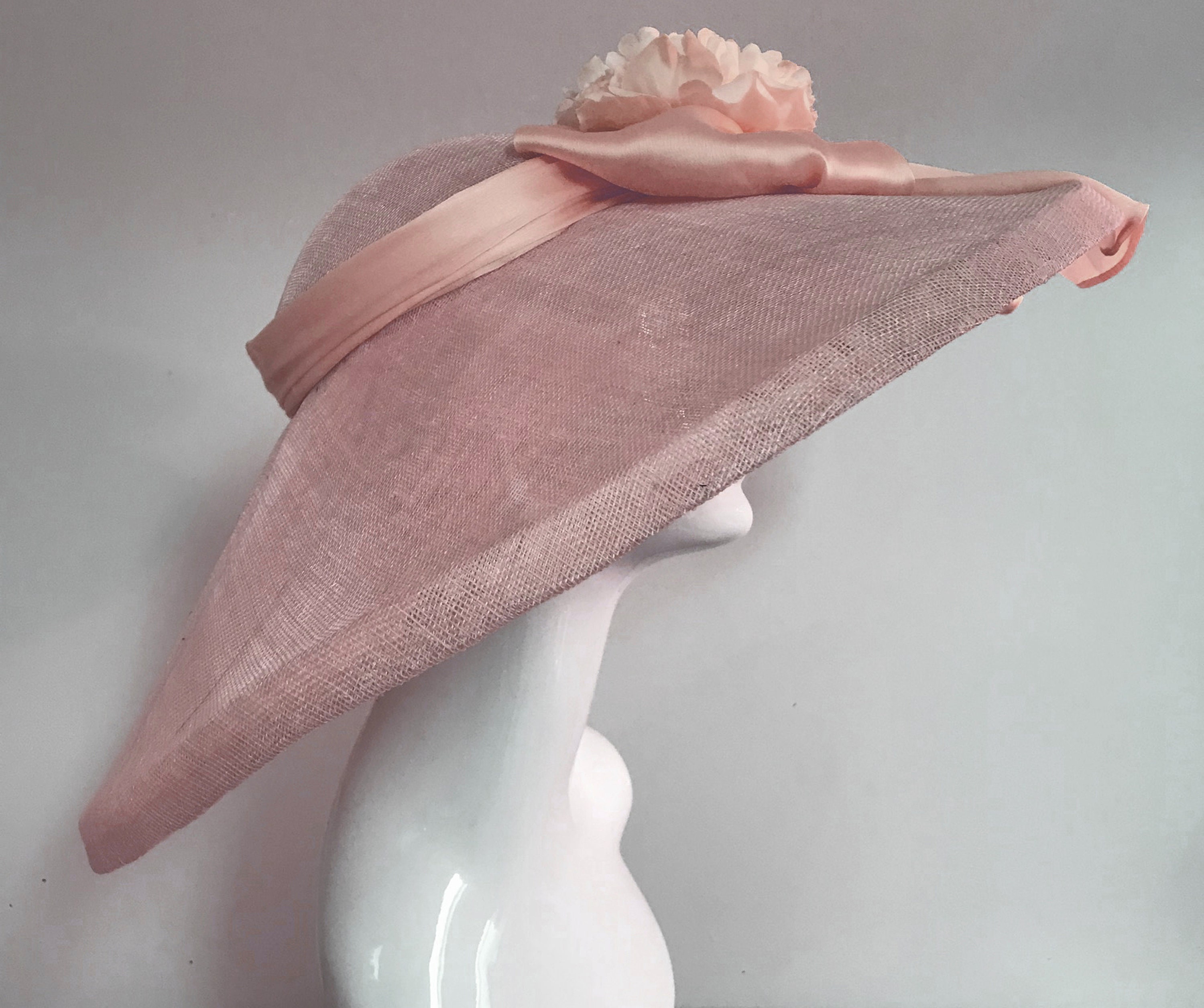 Strawberries & Cream - Hat Couture Wedding/races/mother of the Bride ...