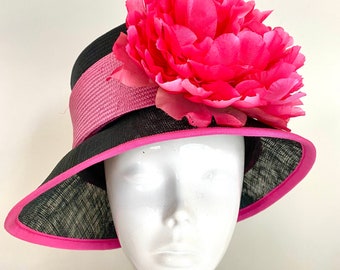 Strawberries & Cream Hat Couture Wedding/races/mother of the - Etsy