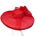Passion & Prosecco in Scarlet Red - Hat Couture Wedding/races/mother of ...