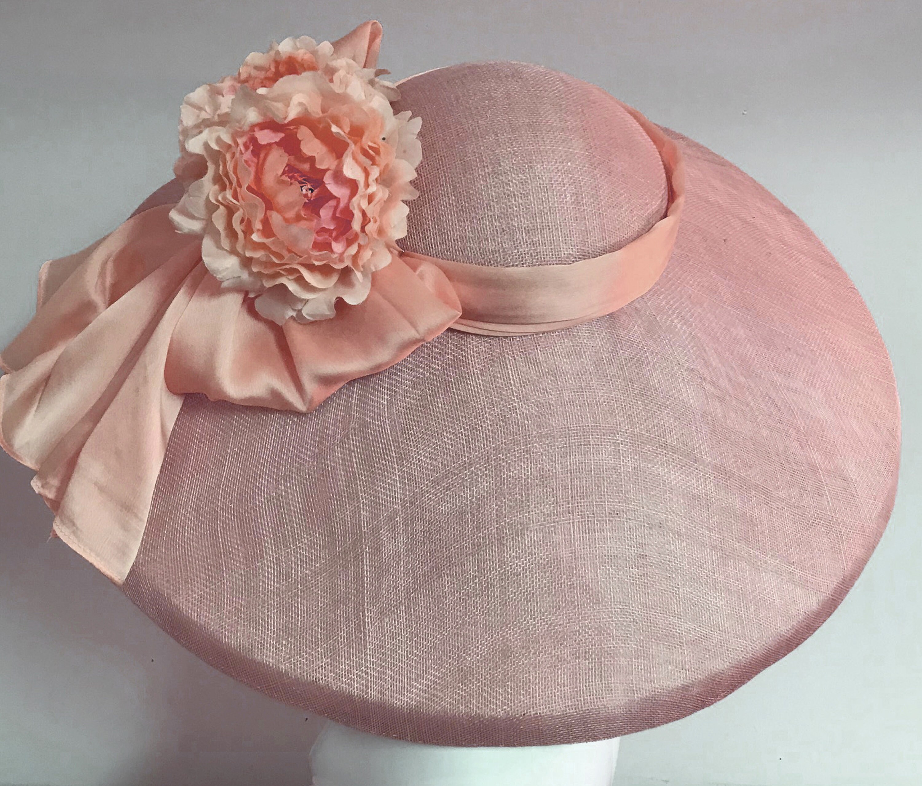 Strawberries & Cream Hat Couture Wedding/races/mother of the - Etsy