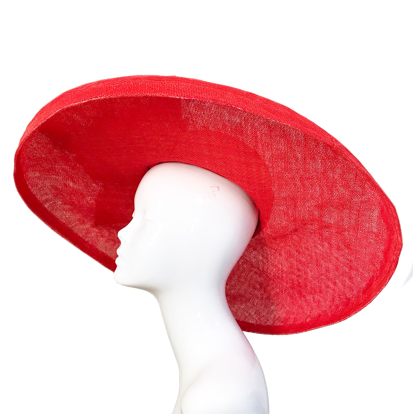 Passion & Prosecco in Scarlet Red - Hat Couture Wedding/races/mother of ...
