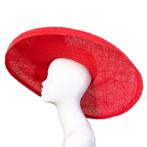 Passion & Prosecco in Scarlet Red - Hat Couture Wedding/races/mother of ...