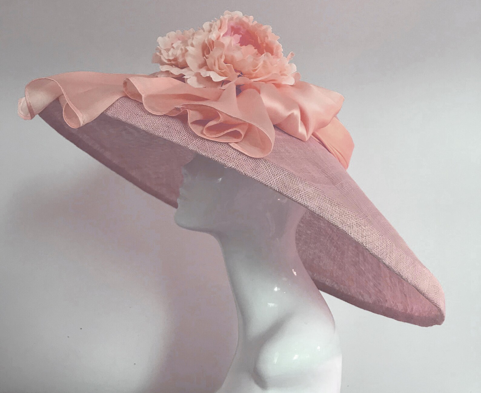 Strawberries & Cream - Hat Couture Wedding/races/mother of the Bride ...