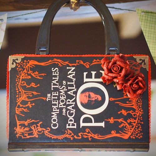 Edgar Allan Poe Handbag Poetry Book Purse Raven Handbag - Etsy UK