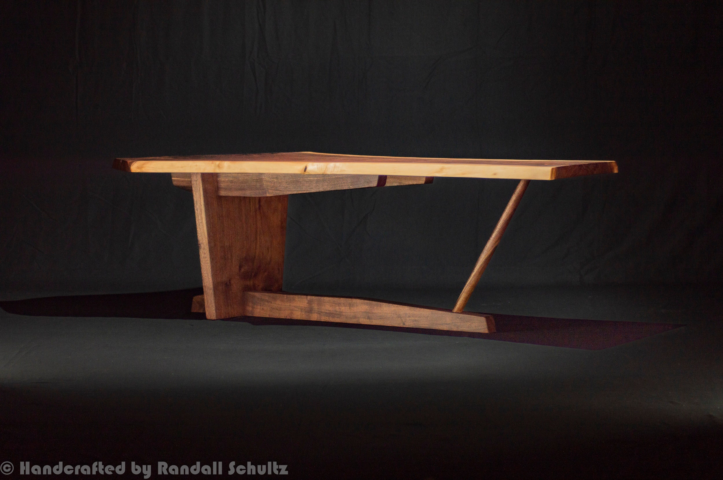 Mid Century George Nakashima Inspired Minguren II Natural Live Edge Walnut Coffee Table - Etsy